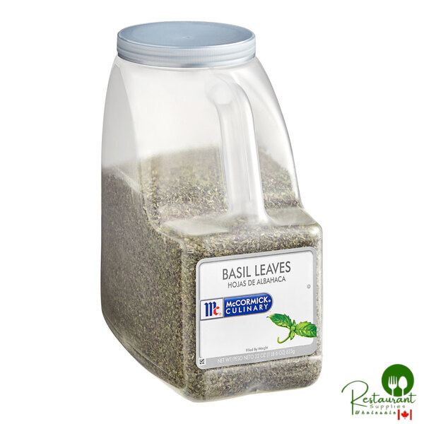 McCormick Culinary Basil Leaves 22 oz. – Prime Restaurant Supply Wholesale