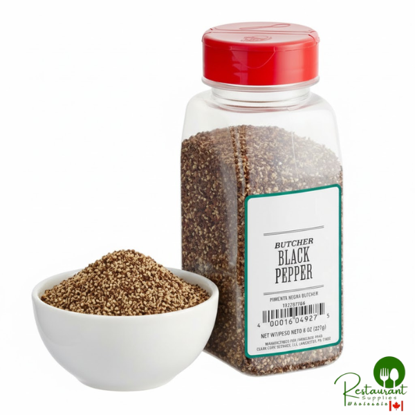 Butcher Grind Black Pepper By Prime 8 oz. - 12/Case – Prime Restaurant ...