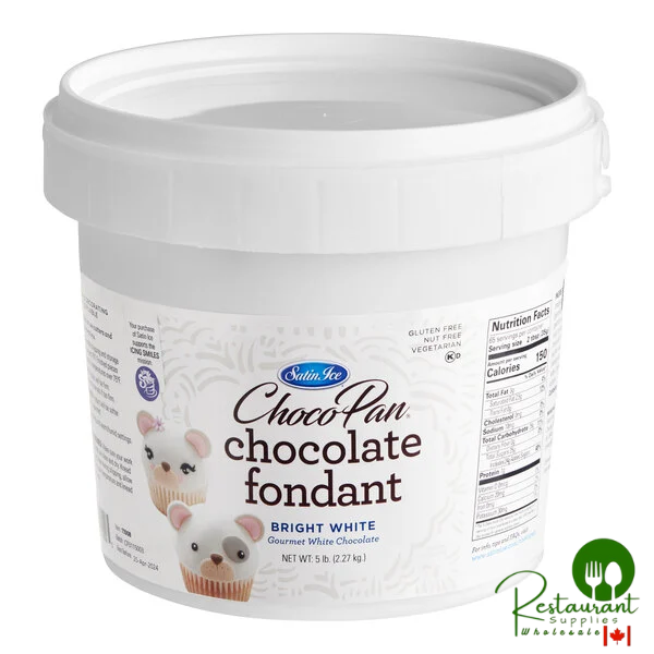 Satin Ice ChocoPan 5 lb. Bright White Covering Chocolate – Prime ...