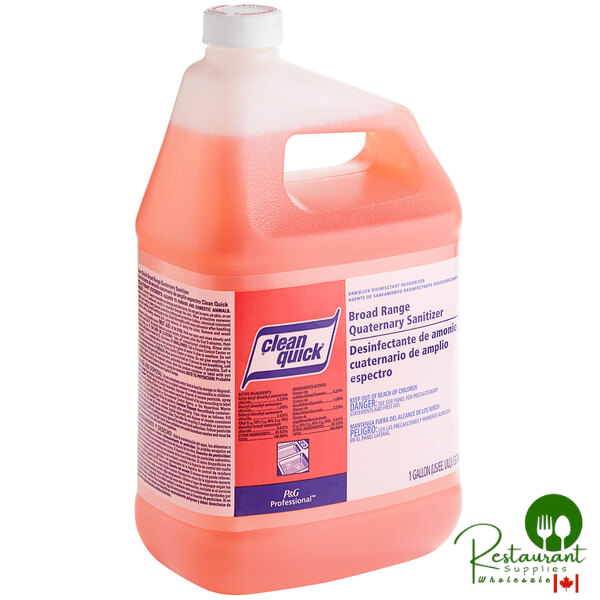 Clean Quick 07535 1 Gallon Broad Range Quaternary Sanitizer Concentrat ...