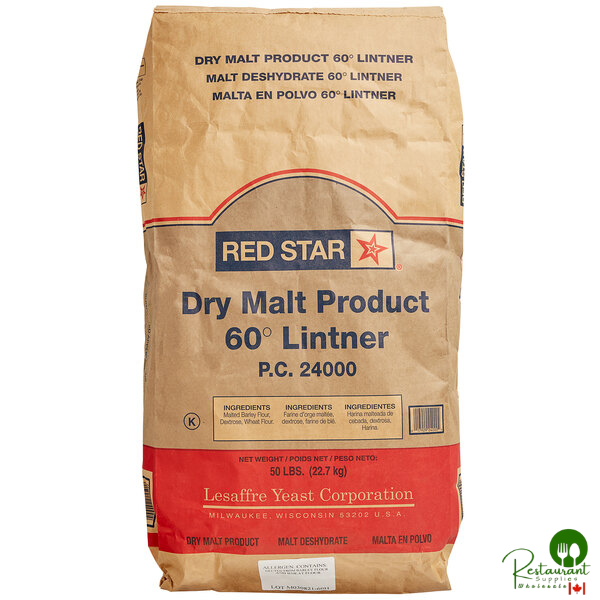 Red Star Diastatic Dry Malt Powder - 50 lb. – Prime Restaurant Supply ...